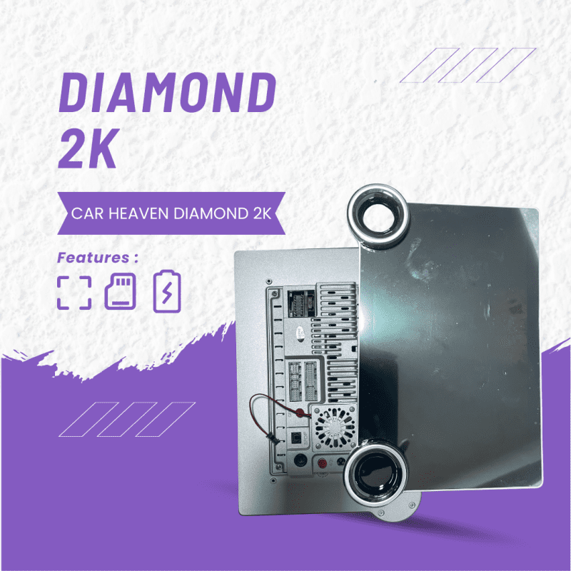 Universal Original Diamond 2K 11.8 inch Dual Knobs Screen