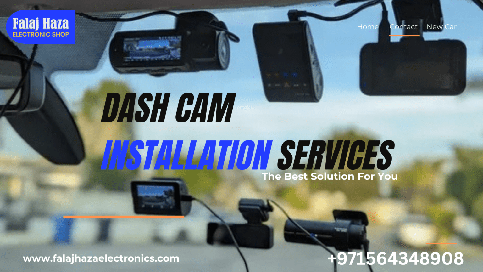 Professional Dash Cam Installation Services/UAE/Best Price