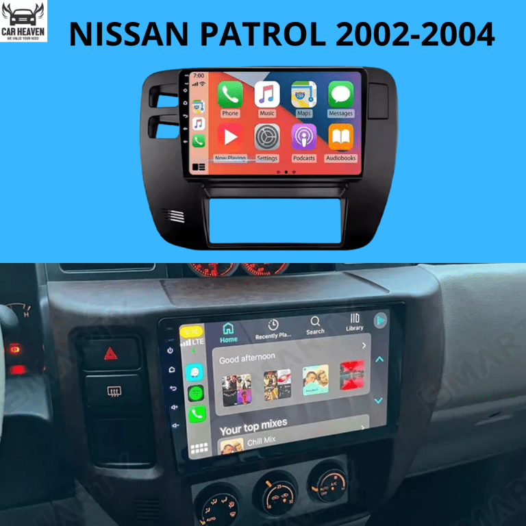 Nissan Patrol Y61 GU 2002–2004 9″ Android 13 Head Unit – Wireless ...